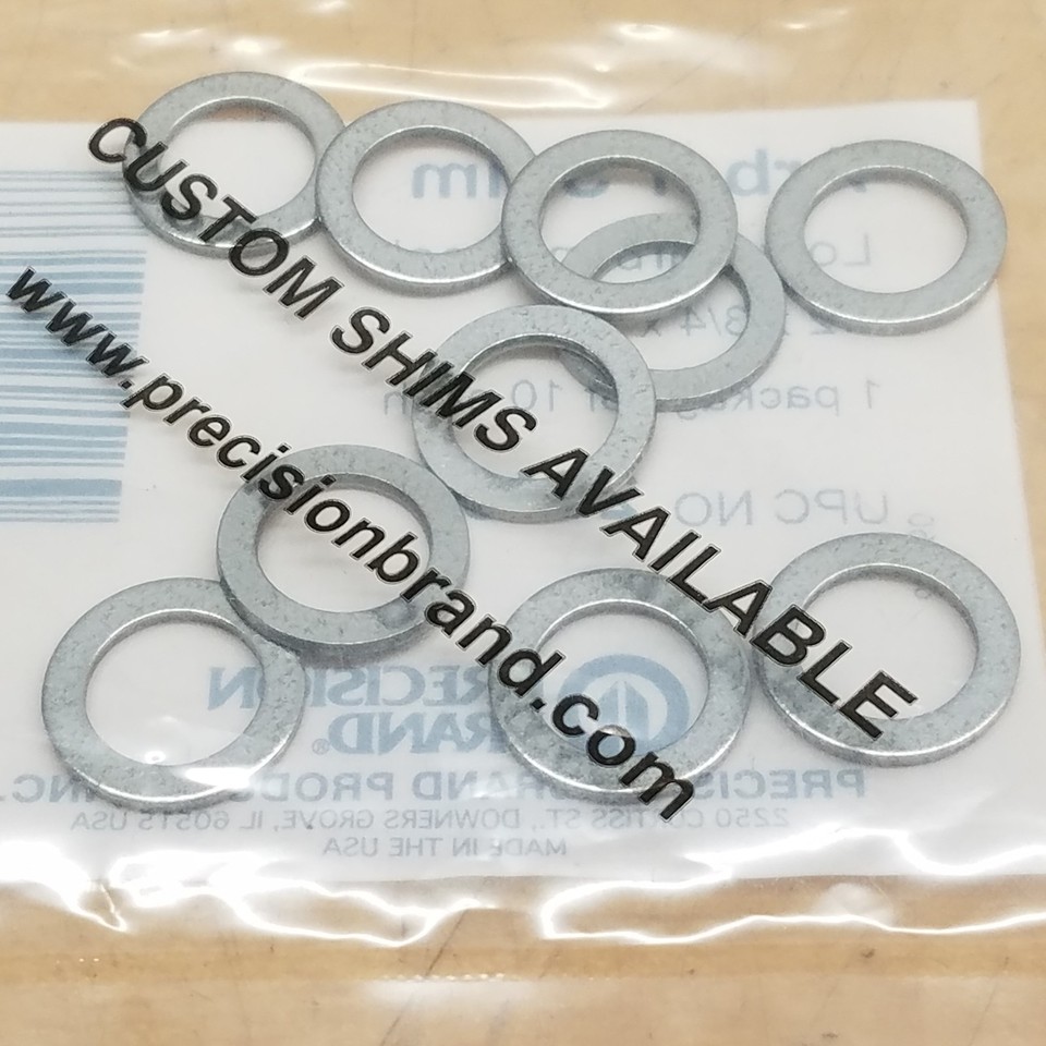Precision Brand 25137 Arbor Shim, 1/2x3/4x.062", Pack Of 10 - NEW | eBay