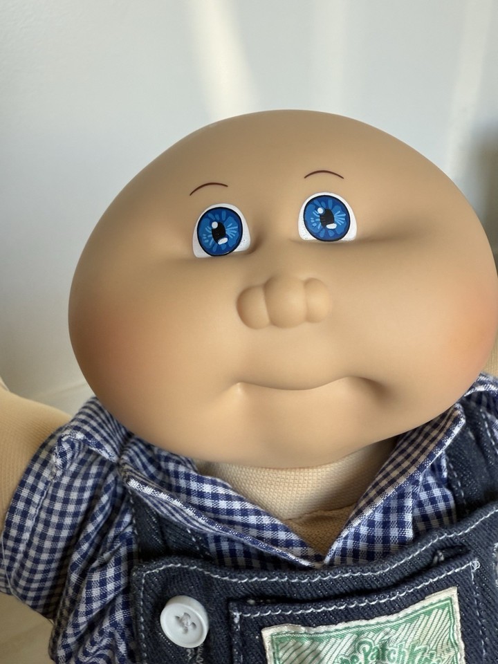 Cabbage Patch Kids Boy Bald Blue Eyes OK hm1 1984 | eBay