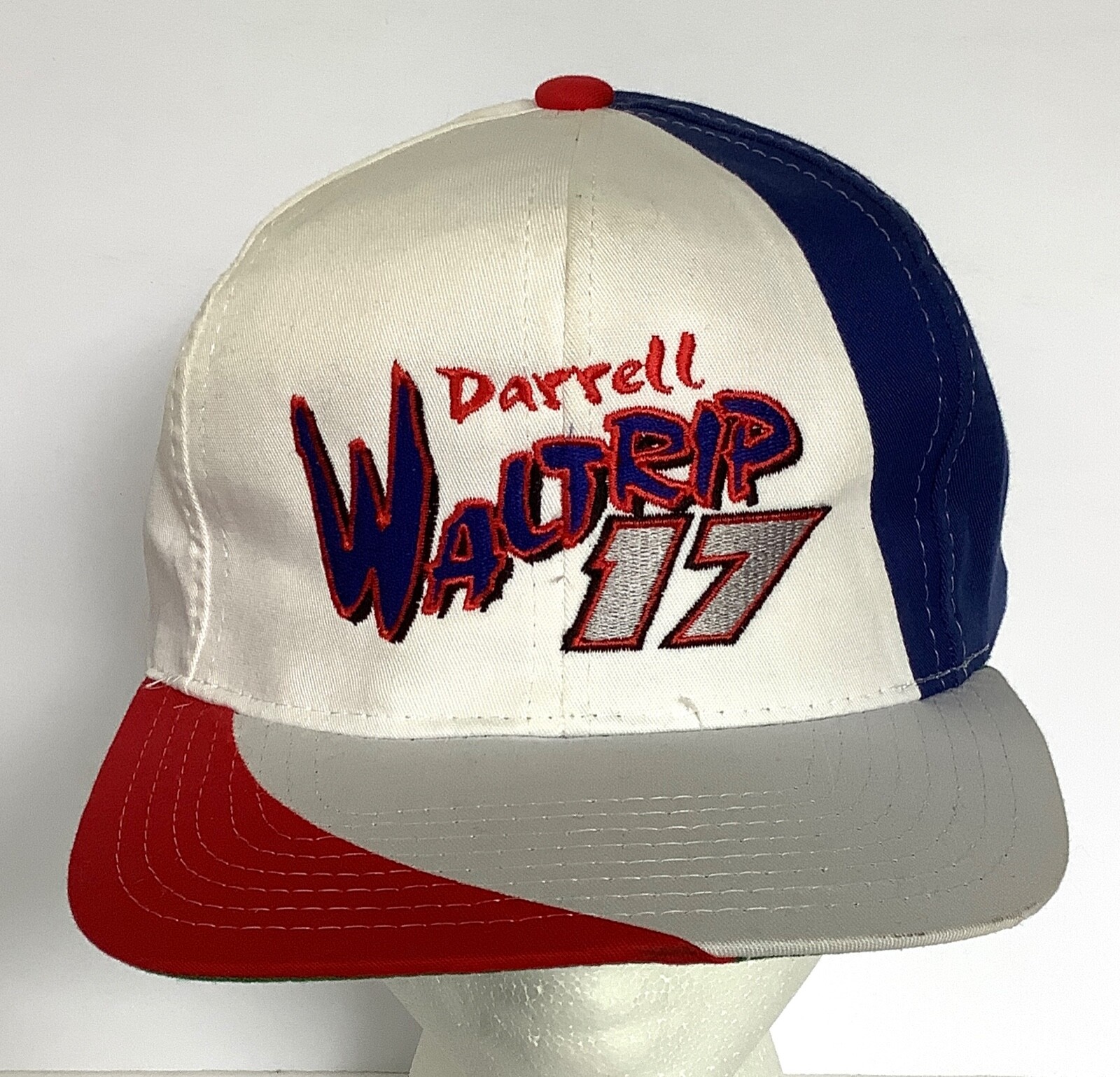 Vtg 90s Darrell Waltrip #17 SnapBack Hat Nascar Racing One Size USA ...