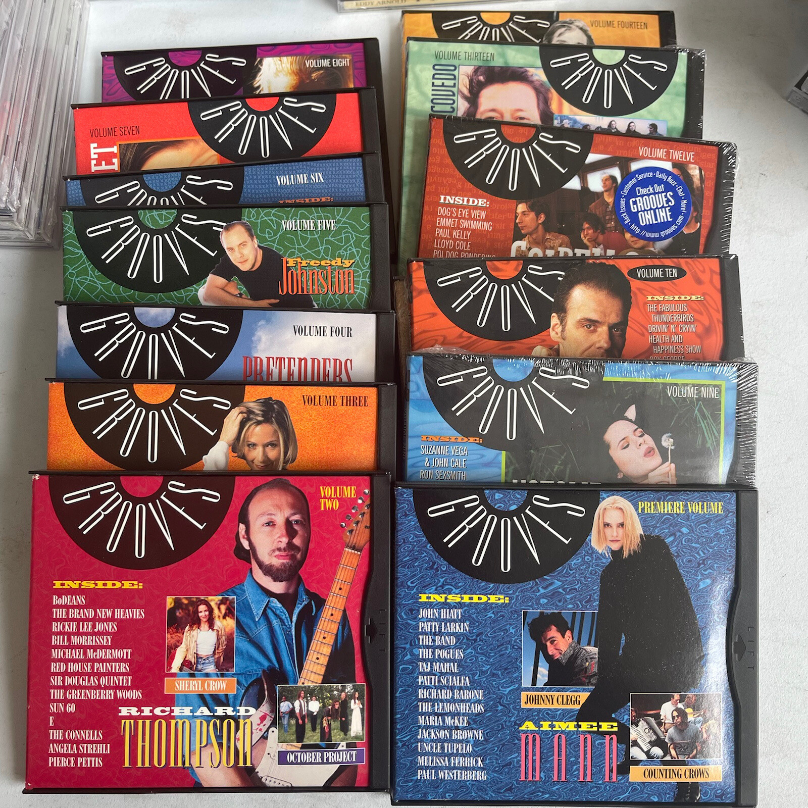 Lot of 14 CDs Grooves Premier Volume Various Artists Some sealed | eBay