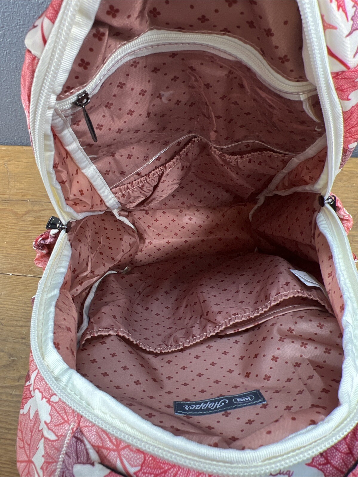 LUG Hopper Pink/Purple Leaf Extremely Convenient Backpack. Original ...
