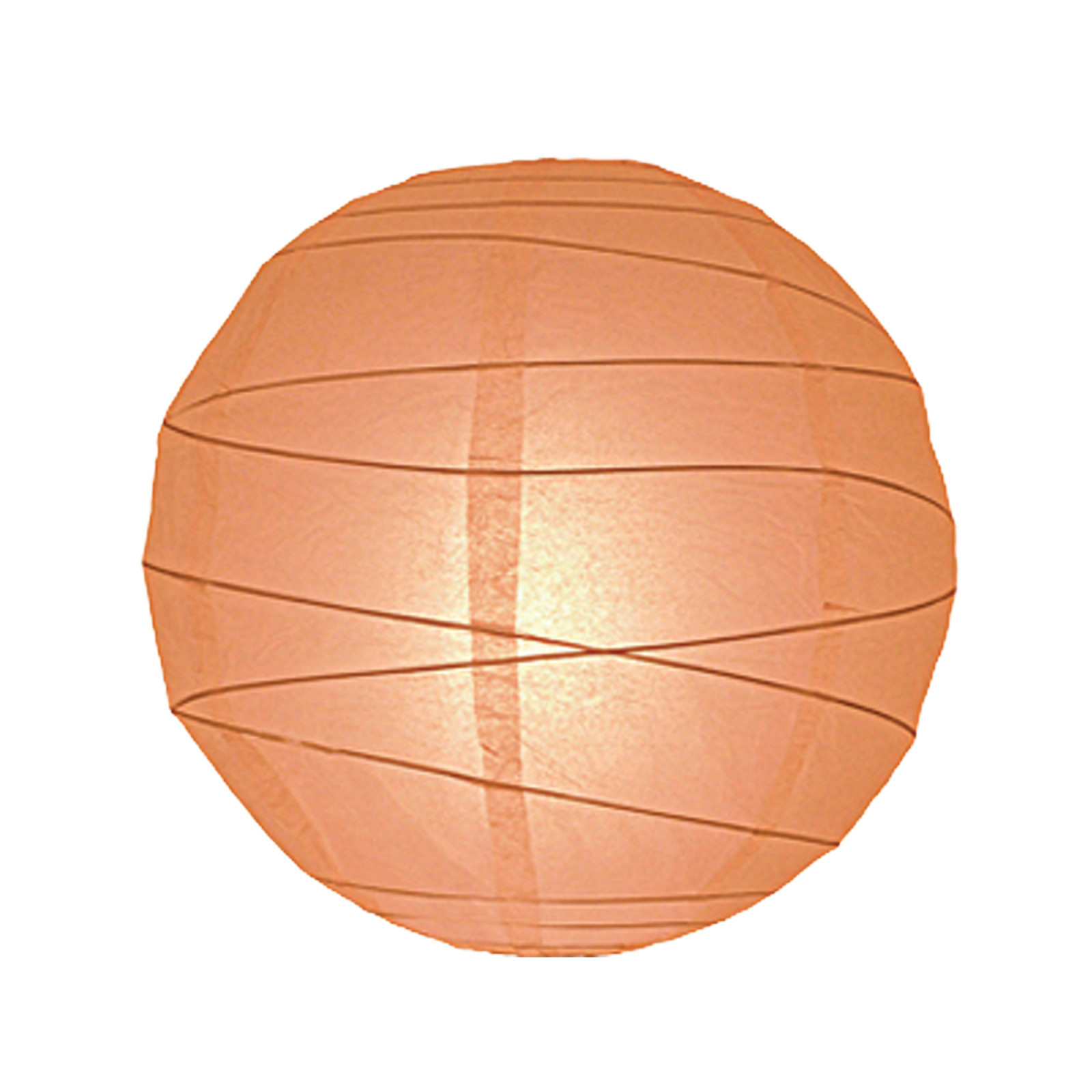 Color Paper Lantern In 16''/40cm Irregular Bamboo Frame Party Wedding ...