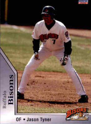 2008 Buffalo Bisons Choice #25 Jason Tyner Beaumont Texas TX Baseball ...