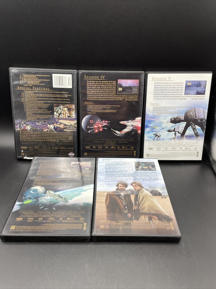 Star Wars DVDs III, IV, V, VI, Bonus Material Very Nice Condition | eBay