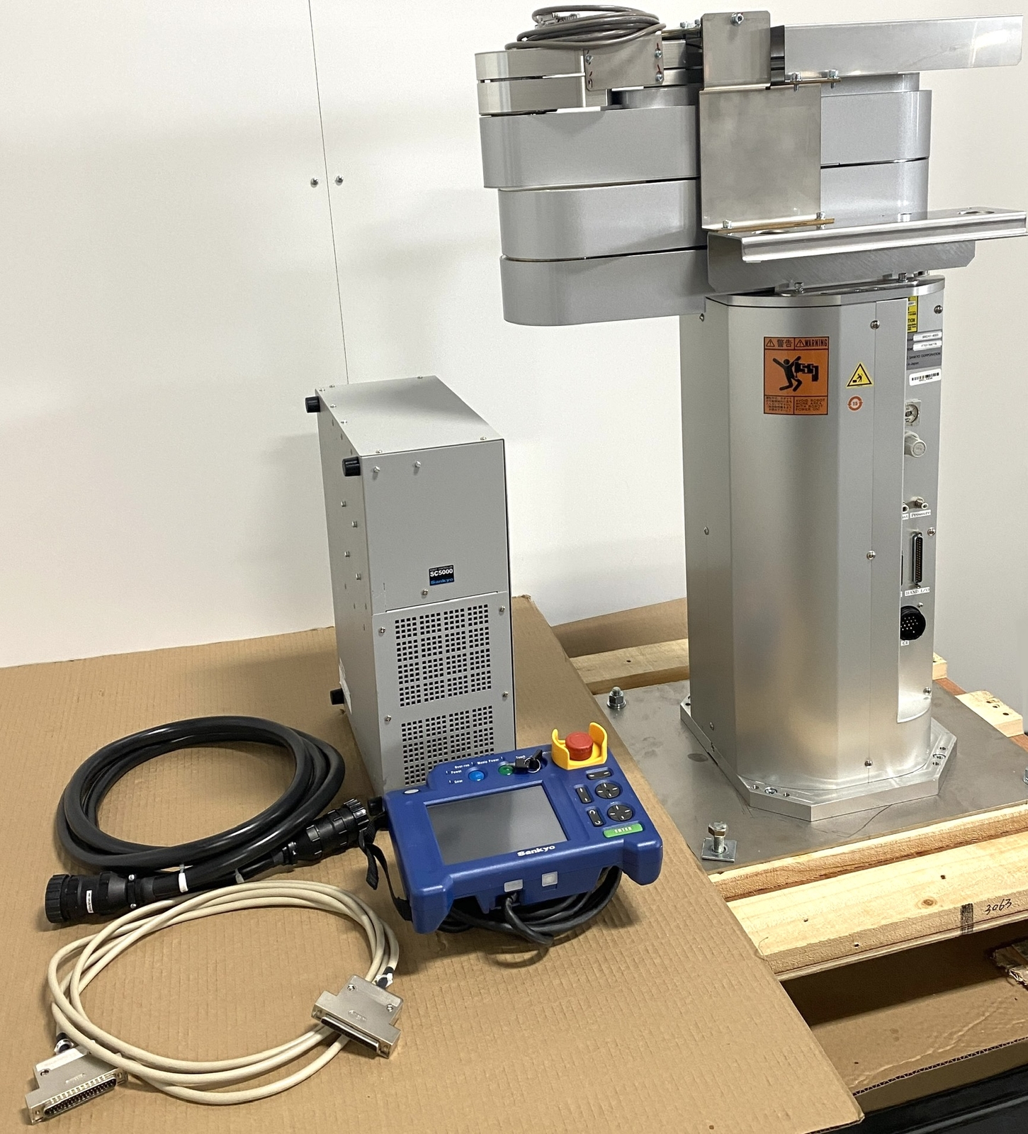 Nidec Sankyo SR8241-4003, SC5000 Wafer Robot Controller Pendant Cables ...