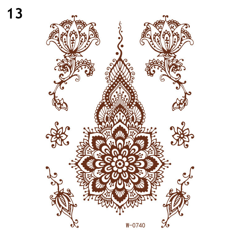 Large Vector Henna Designs