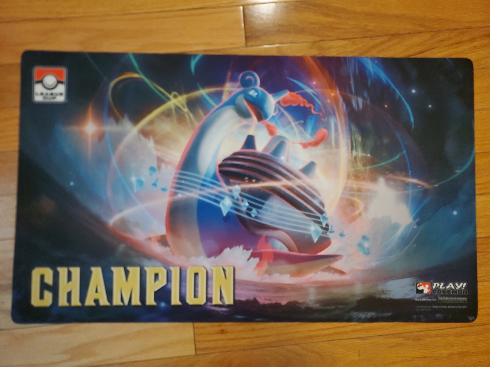 Pokemon LAPRAS VMAX Gigantamax Champion Playmat League Cup Official ...