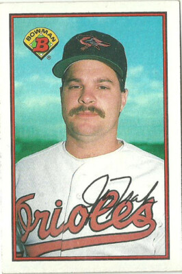 JIM TRABER BALTIMORE ORIOLES #13 - BOWMAN NM-MT 1989 | eBay