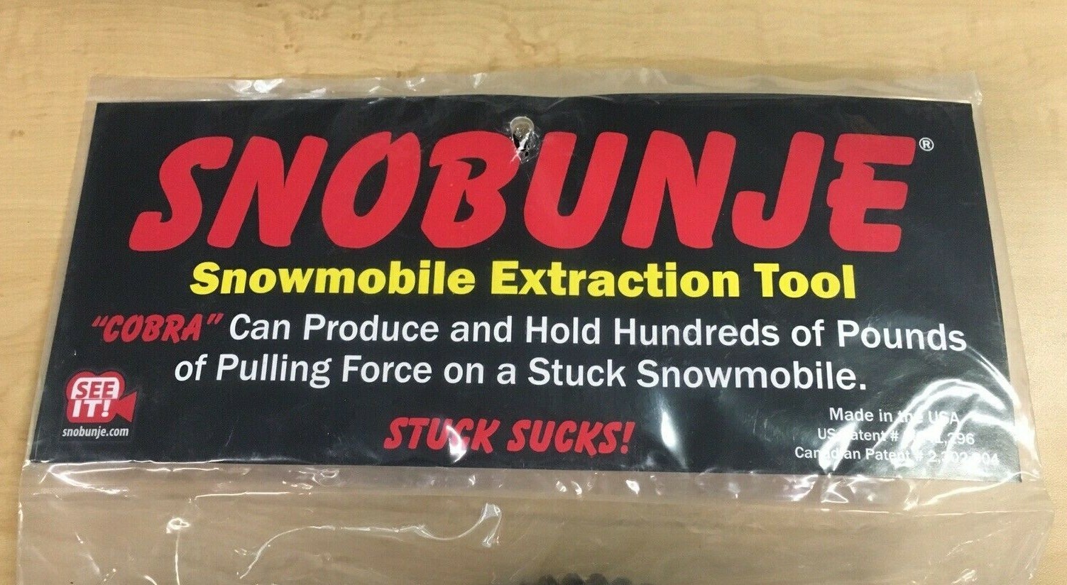 Snobunje Cobra - The Ultimate Unstuck Tool For Snowmobiles and Snow ...