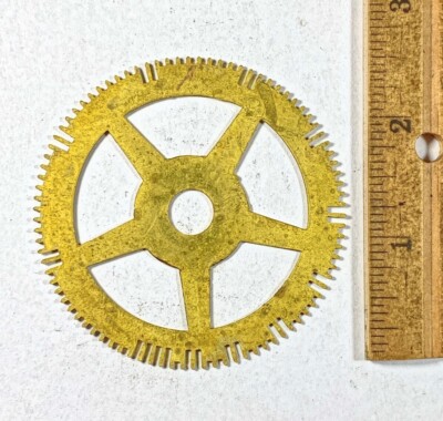 Antique Clock Movement Count Wheel (66.34mm Dia, 9.75mm Inner Dia ...
