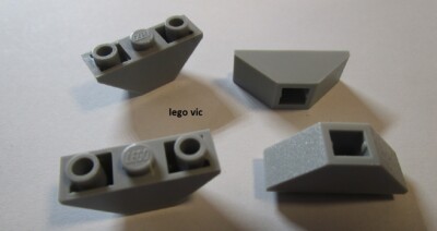 Lego 2341 x4 Slope 3x1 Light Bluish Gray Gris Star Wars 3866 9444 71040 ...