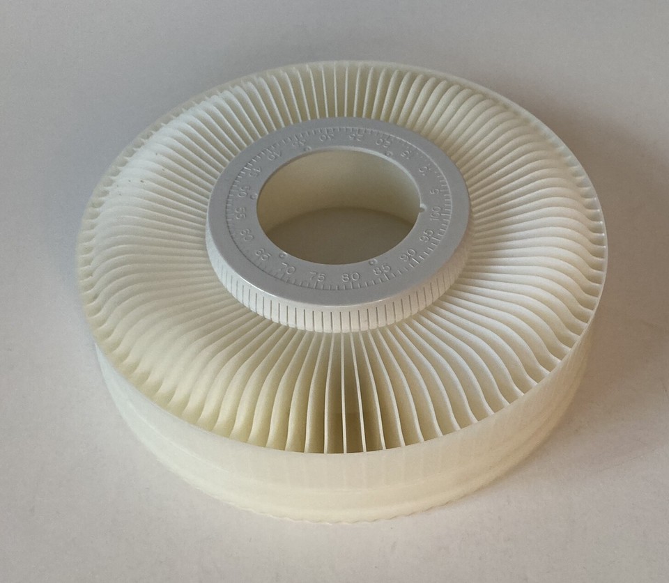Hanimex Rotary Slide Tray Carousel ~ 100 2"x2" Slides ~ Vivitar GAF ...