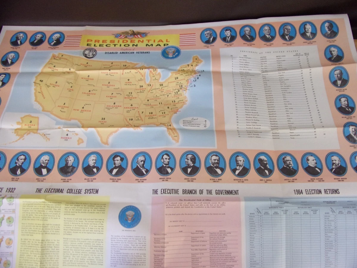 Election Of 1964 Map