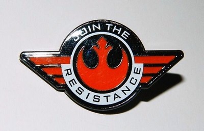 Star Wars The Force Awakens Join The Resistance Rebel Logo Metal Pin ...