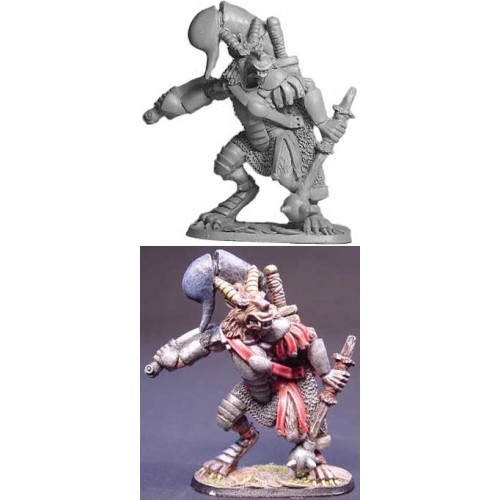 Armorcast LL03051 Beastman Hero (Lance & Laser Fantasy) Broo Champion ...