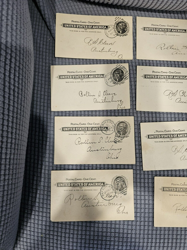 Lot of Thirty-Three (33) One Cent Postcards - Late 1800 - Early 1900s ...