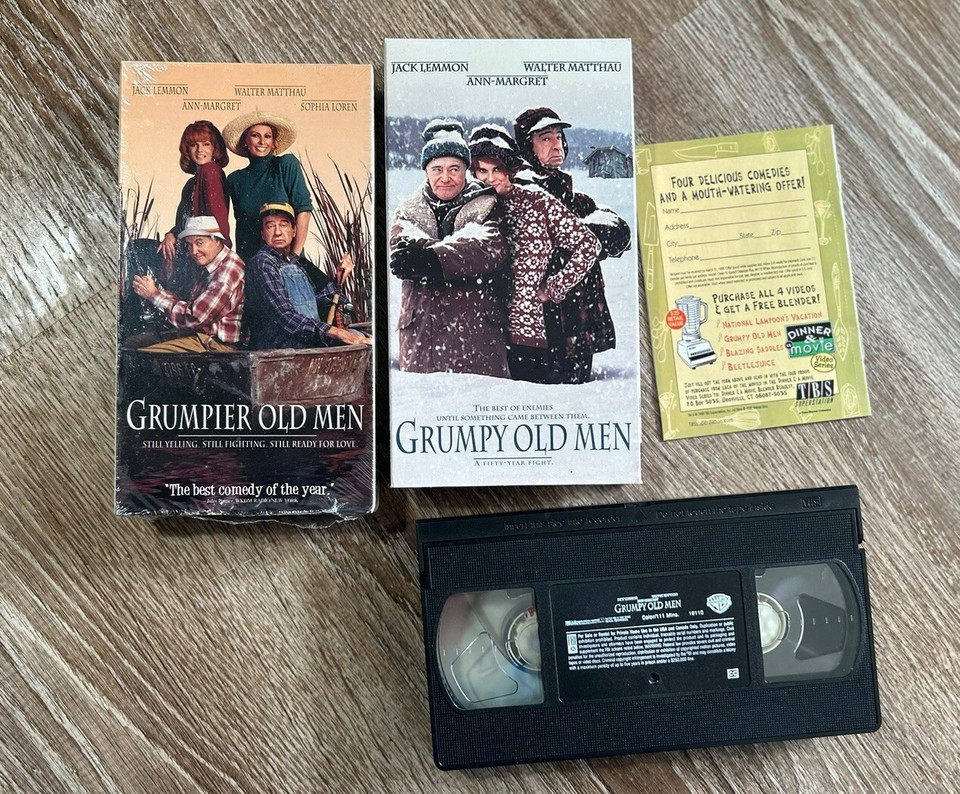 Grumpy Old Men/Grumpier Old Men VHS Tape One Sealed New | eBay