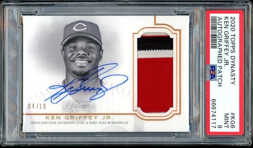 2020 Topps Dynasty Ken Griffey Jr. Patch Auto /10 HOF Cincinnati Reds ...