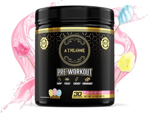 Pre Workout Powder Cotton Candy Performance Blend- Supplement - Energy ...