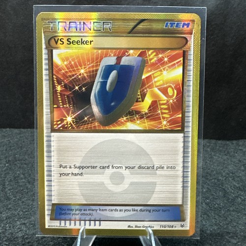 VS Seeker 110/100 XY Roaring Skies Secret Rare Gold Rare Pokemon TCG ...