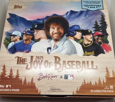 2025 Topps x Bob Ross: The Joy of Baseball Collectors Box and Paint ...