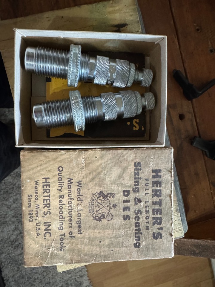Herters & Pacific Reloading Die Sets 38SPL, 38 S&W, 7.7 JAP, 270 WIN ...