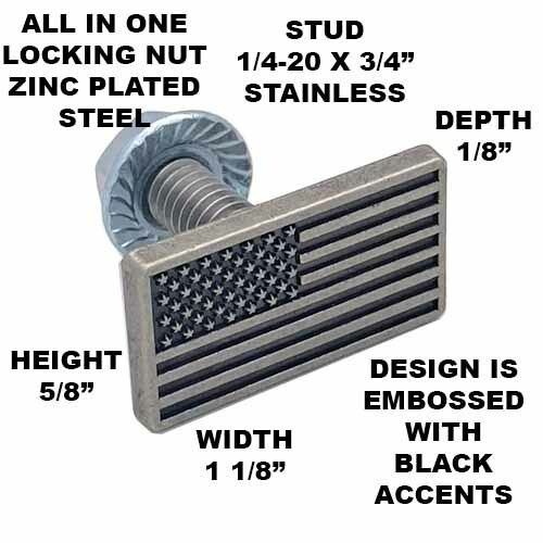 4 3D Cast Aluminum - Custom License Plate Frame Tag Bolts | TACTICAL ...