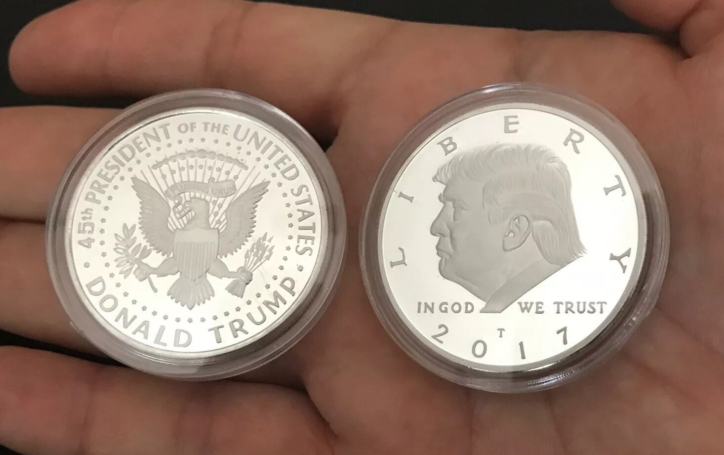 Donald Trump 45th President United States America POTUS Challenge Coin ...
