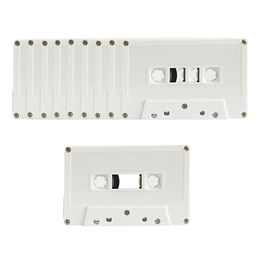 30 minute x 10, Bulk Pack White Blank Audio Cassette Tape fine quality ...