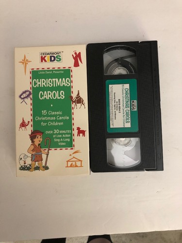 Cedarmont Kids-Christmas Carols(VHS,1998)TESTED-RARE VINTAGE ...