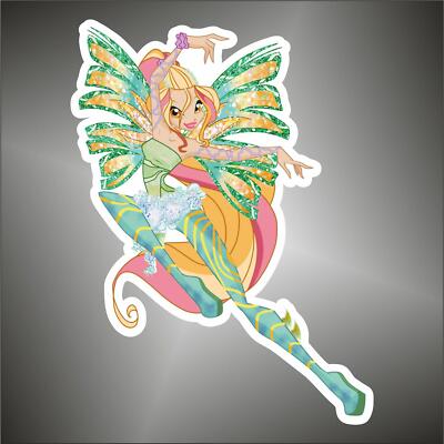 Aufkleber - Sticker WINX DAPHNE Comics cartoon Zeichentrickfilm sticker ...