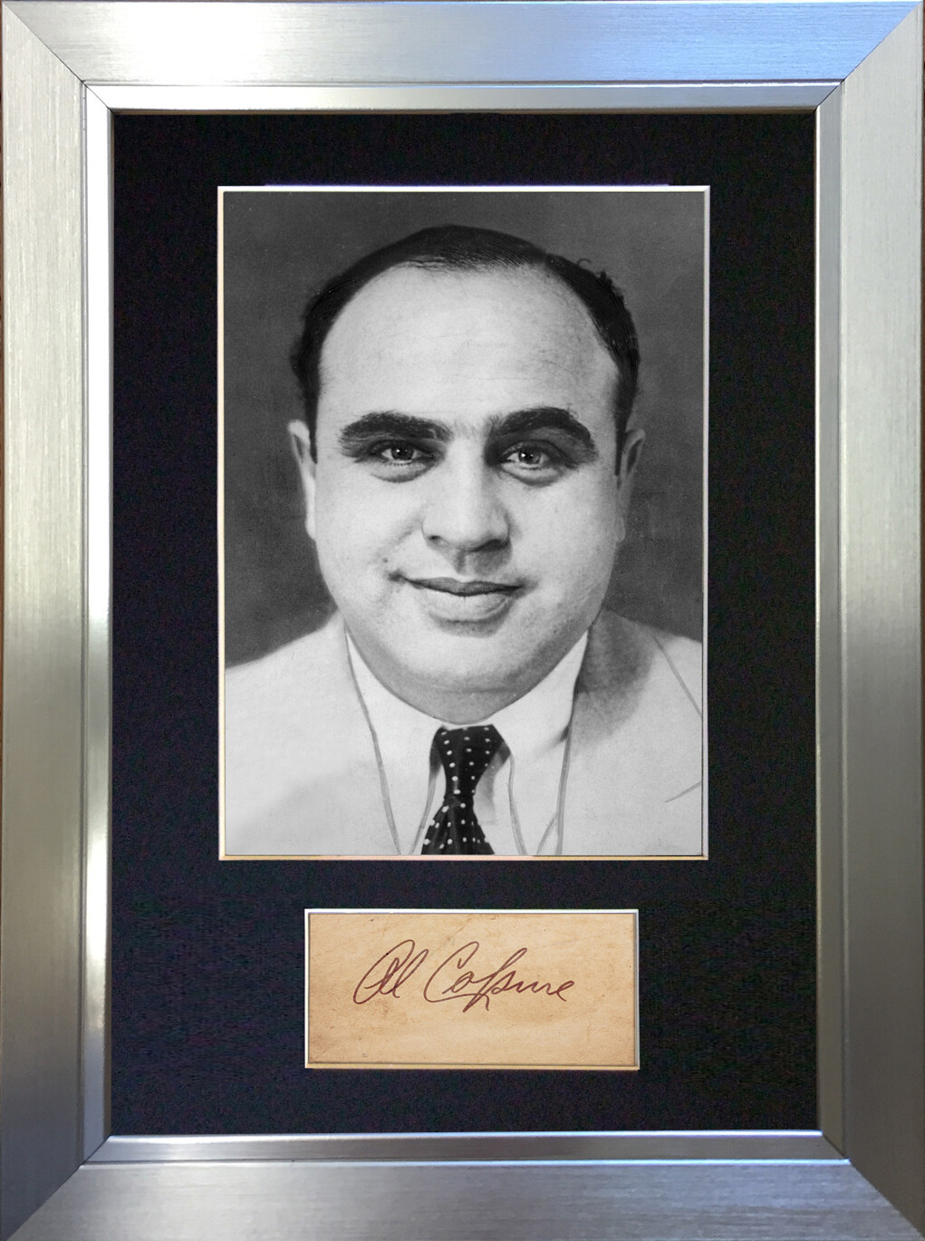 AL CAPONE Signed Mounted Reproduction Autograph Photo Print A4 574 | eBay