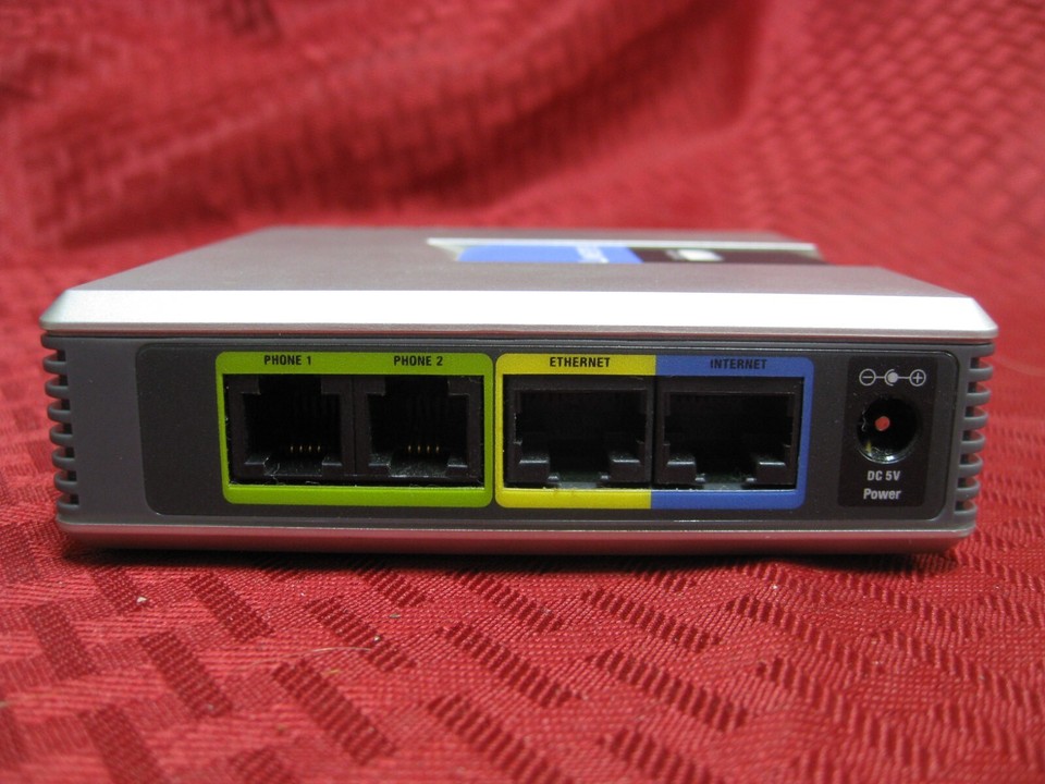 LINKSYS voip PHONE ADAPTER ROUTER SPA2102 + Power Adaptor | eBay