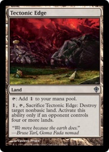 4x Tectonic Edge Light Play, English Worldwake MTG Magic | eBay