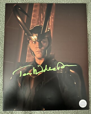 Tom Hiddleston Signed 11x14 Photo Loki The Avengers Thor Autograph SWAU ...