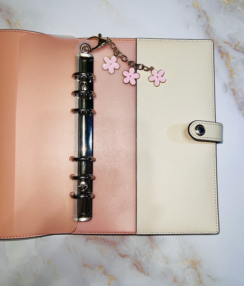 COACH Notebook A6 Binder Adapter Insert & Pockets ONLY I NOTEBOOK* Not ...