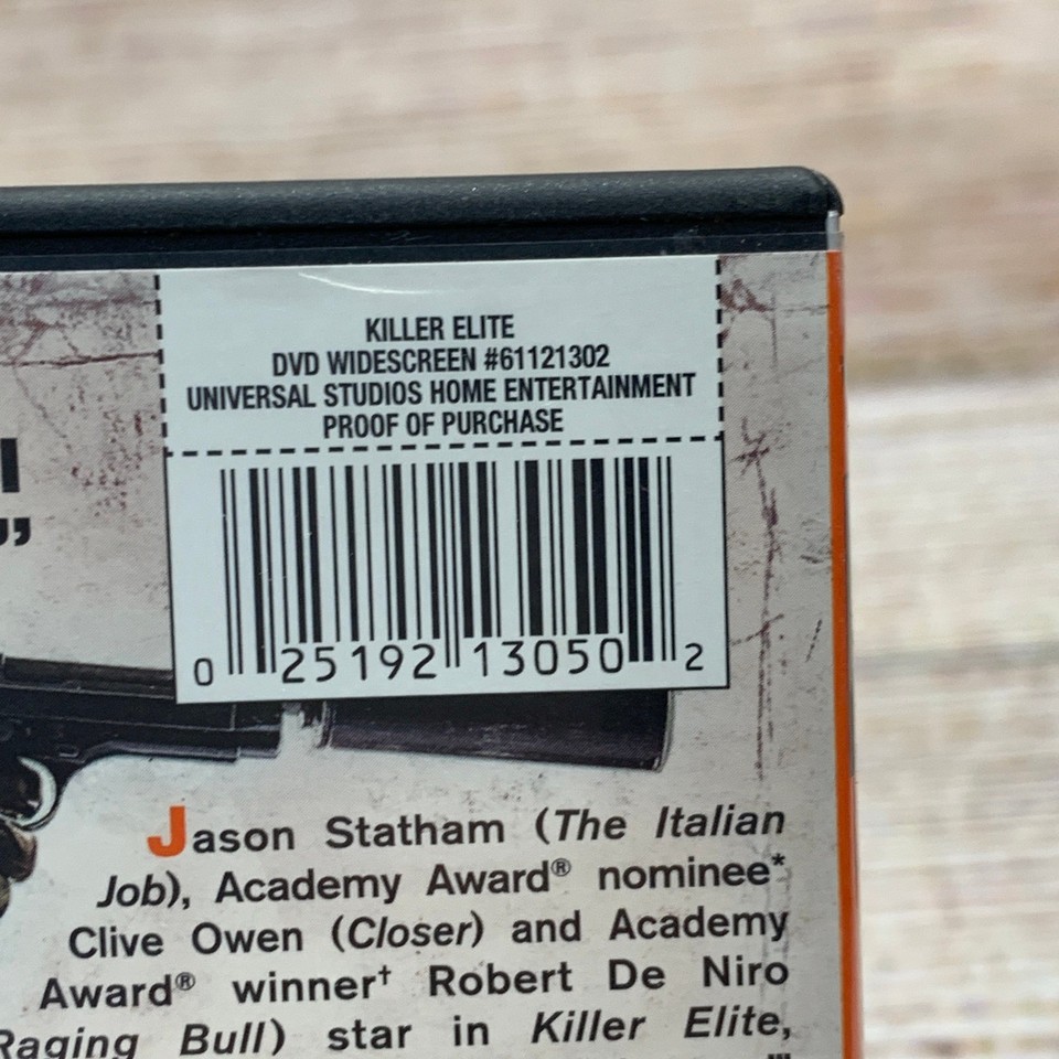 Killer Elite [2011 DVD] Jason Statham Clive Owen Robert De Niro Action ...
