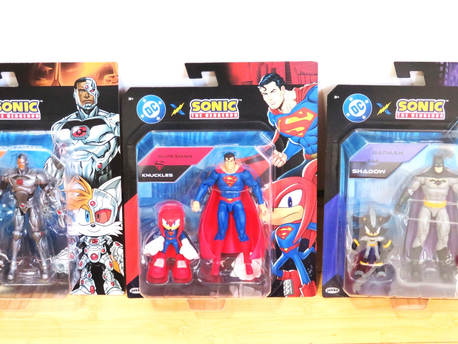 DC x Sonic The Hedgehog Shadow Batman, Knuckles Superman, Tails Cyborg ...