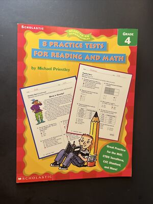 8 Practice Tests for Reading and Math: Grade 4 (Ready-To-Go ...