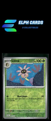 Pokemon Stellar Crown #005/142 Lileep Reverse Holo | eBay