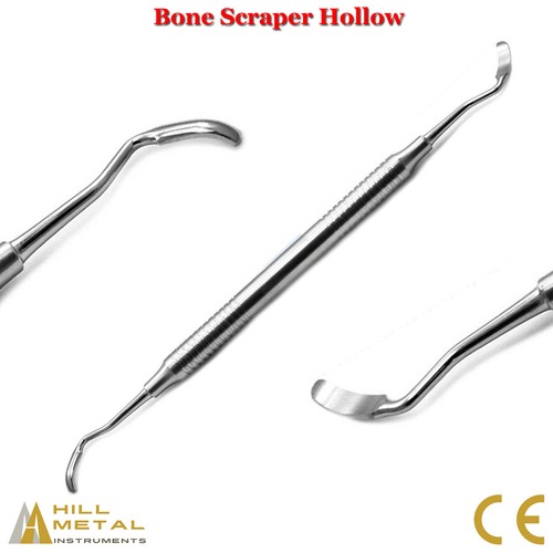 Bone Scraper Curved Elevator Periosteal Dental Grafting Surgical ...