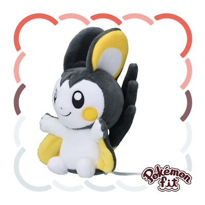 Pokemon Center Fit Plush Doll - 587 Emolga 6" Electric Squirrel Unova ...