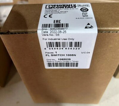 1PC NEW Phoenix Contact FL SWITCH 1005N Ethernet Switch 1085039 #P | eBay