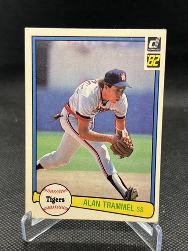 1982 Donruss ALAN TRAMMELL "Spelling" Error Baseball Card #76 | eBay