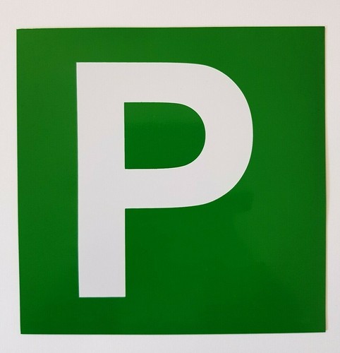 2 PCs Magnetic Green P plates Victoria & WA Car Driver P Plates | eBay