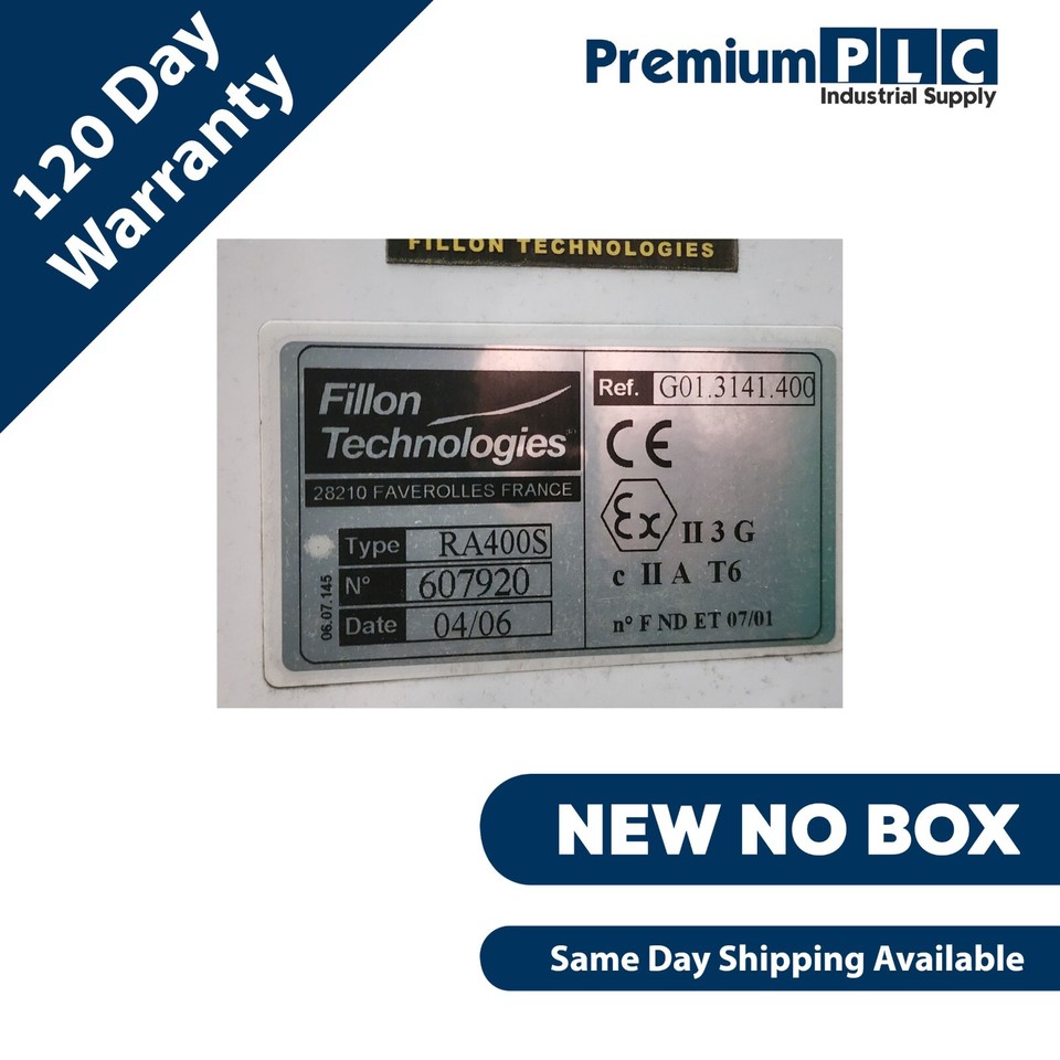 NEW FILLON TECHNOLOGIES FILL SPRAY RA 400 S / RA400S AEROSOL FILLING ...