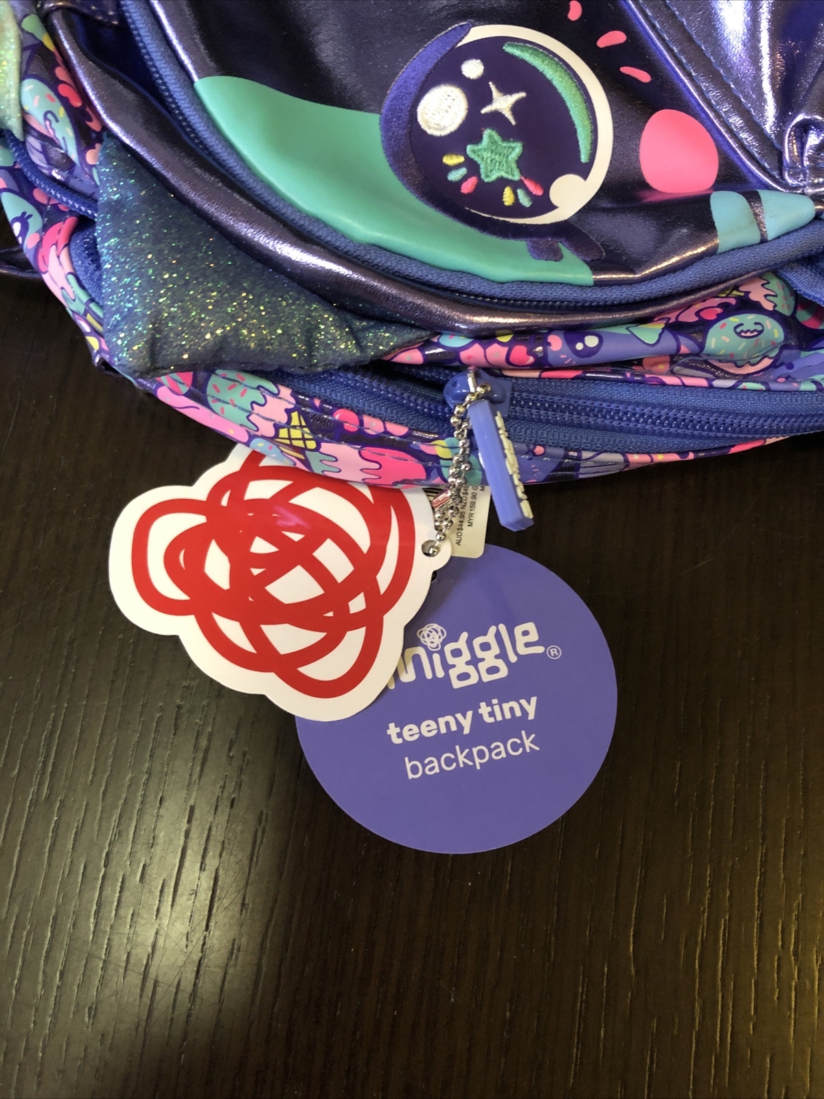 SMIGGLE Backpack Kids Small Bag Backpack Cat Purple Shine NWT | eBay