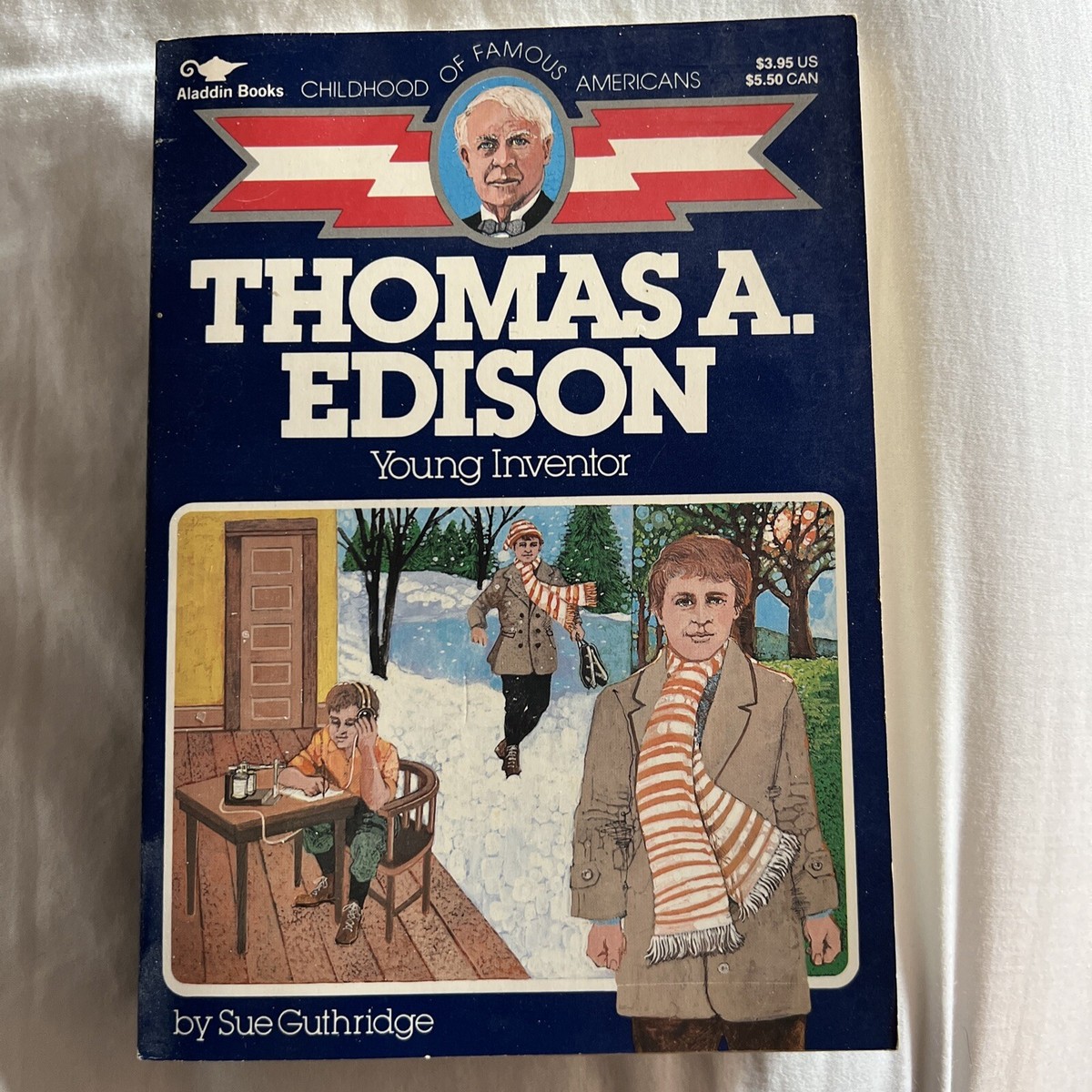 Young Thomas Edison Book Inventing The Future: A Photobiography Of