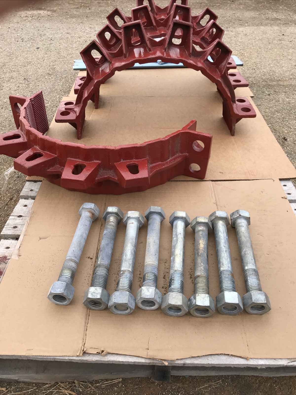 LOT OF SIX SETS 20” PV-LOK SIGMA PWP-C20 SERRATED BELL JOINT RESTRAINT ...