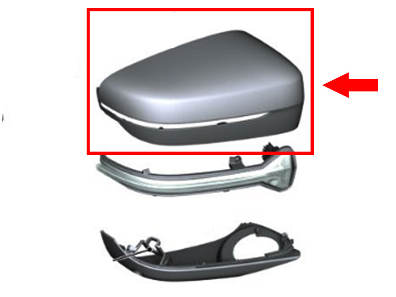 OEM BMW 7 G11 Right Wing Mirror Cover Cap 51167422720 7422720 2016 ...